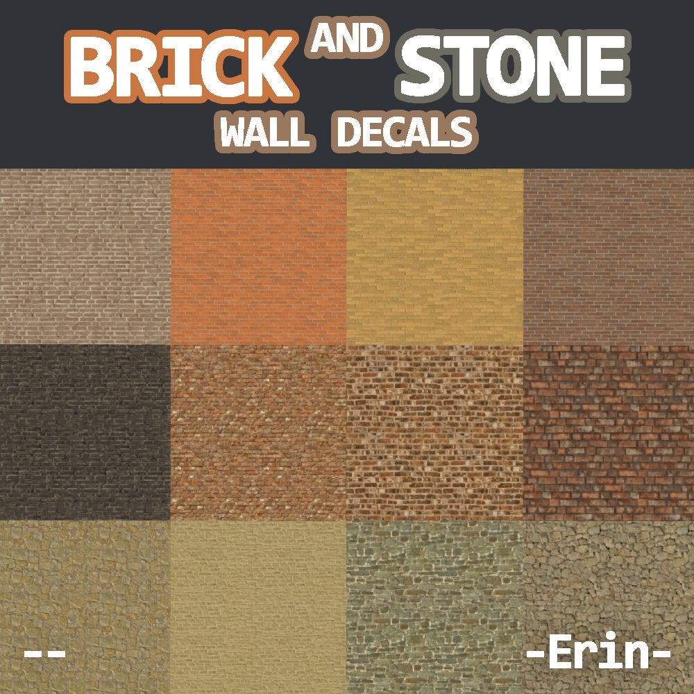 Brick and Stone - Decals - Paradox Mods