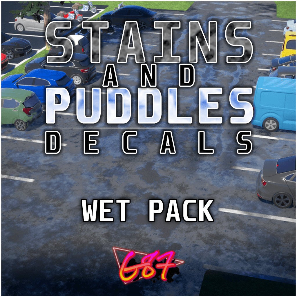 [G87] Stains and Puddles Decals: Wet Pack - Paradox Mods
