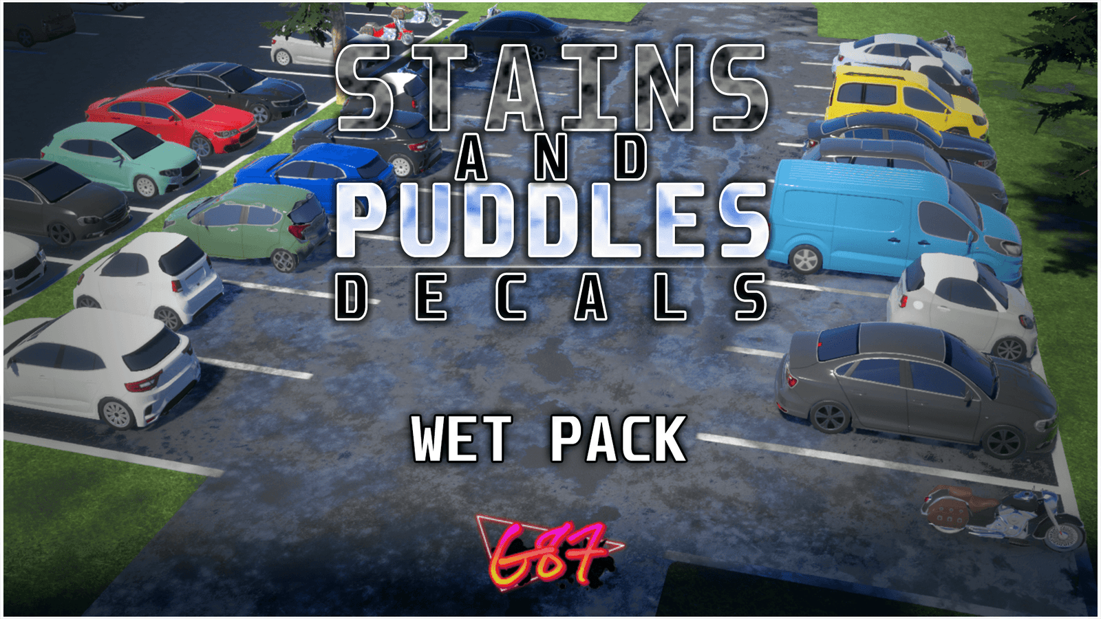 [G87] Stains and Puddles Decals: Wet Pack - Paradox Mods