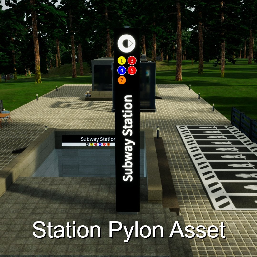 Station Pylon Asset - Paradox Mods