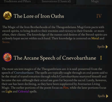 Theugombrian Magic (Godherja) - Paradox Mods