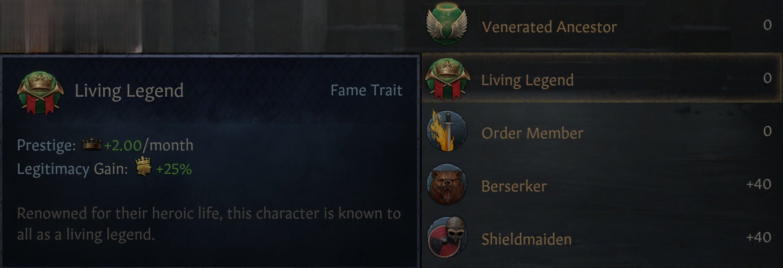 All Traits Shown - Paradox Mods