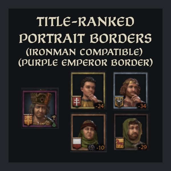 Title Ranked Borders - Paradox Mods