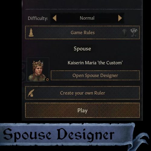 Spouse Designer - Safe Genes Unlocked Compatch - Paradox Mods