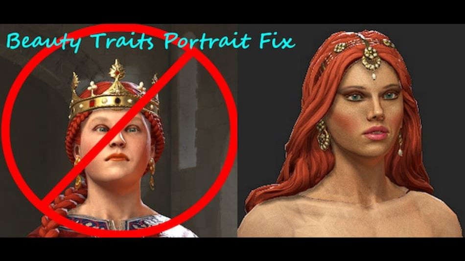 Beauty Trait Portrait Fix - Paradox Mods
