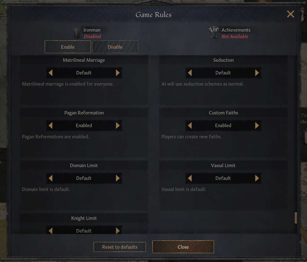 More game rules 554 - Paradox Mods