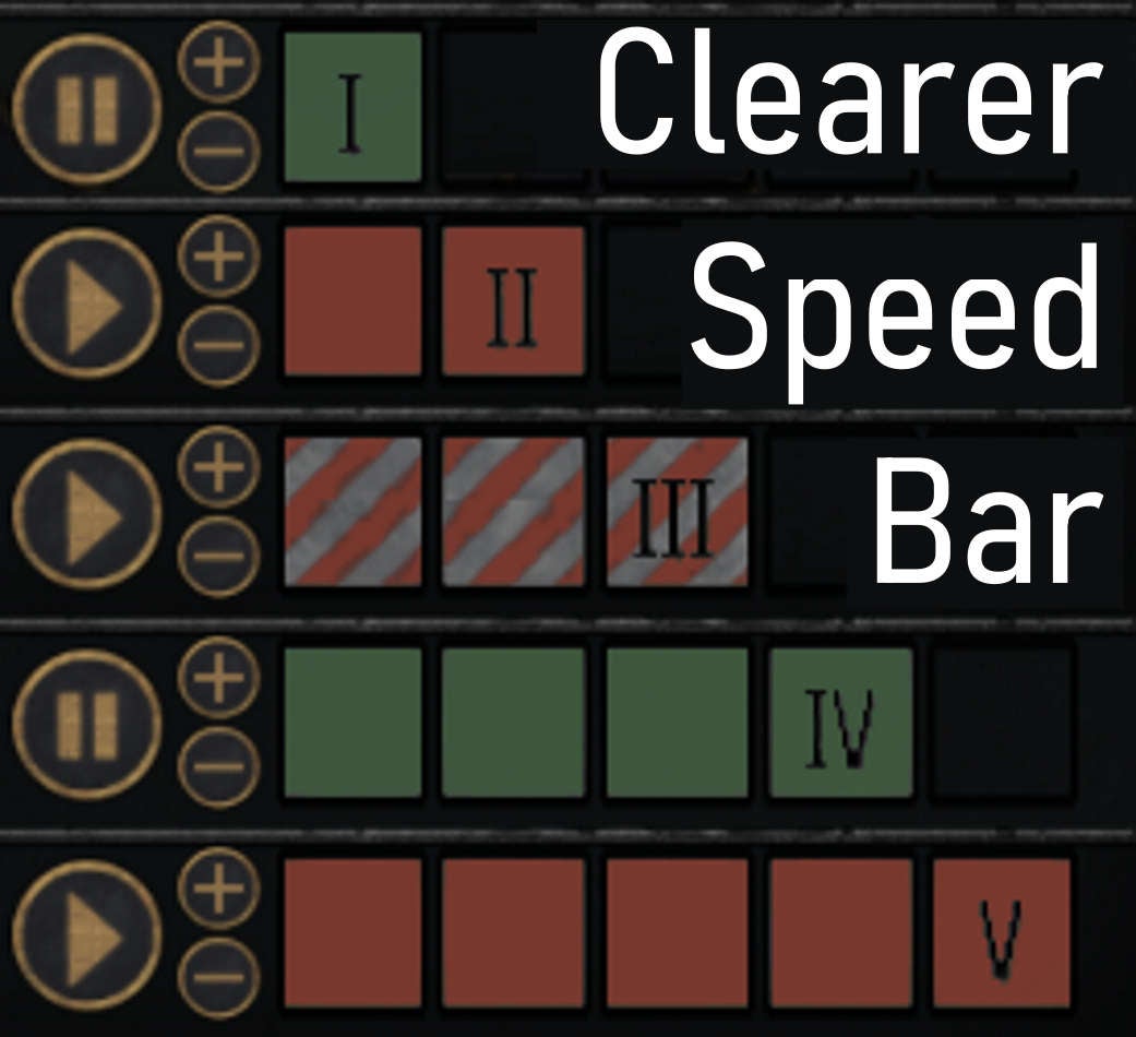 Clearer Speed Bar - Paradox Mods