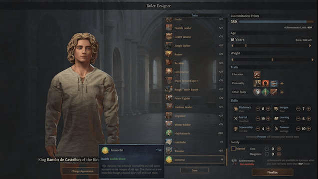 Ruler Designer Unlocked Updated - Paradox Mods