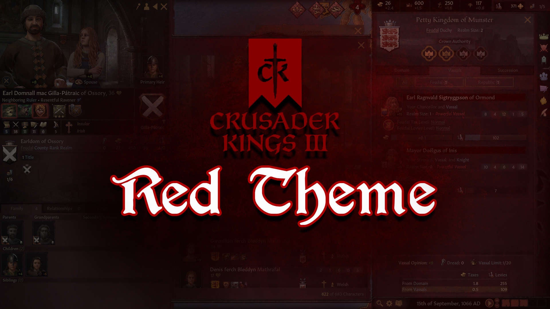 Red Theme - CK3 - Paradox Mods