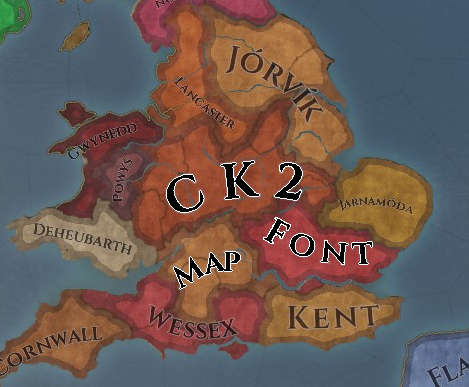 CK2 Map Font - Paradox Mods