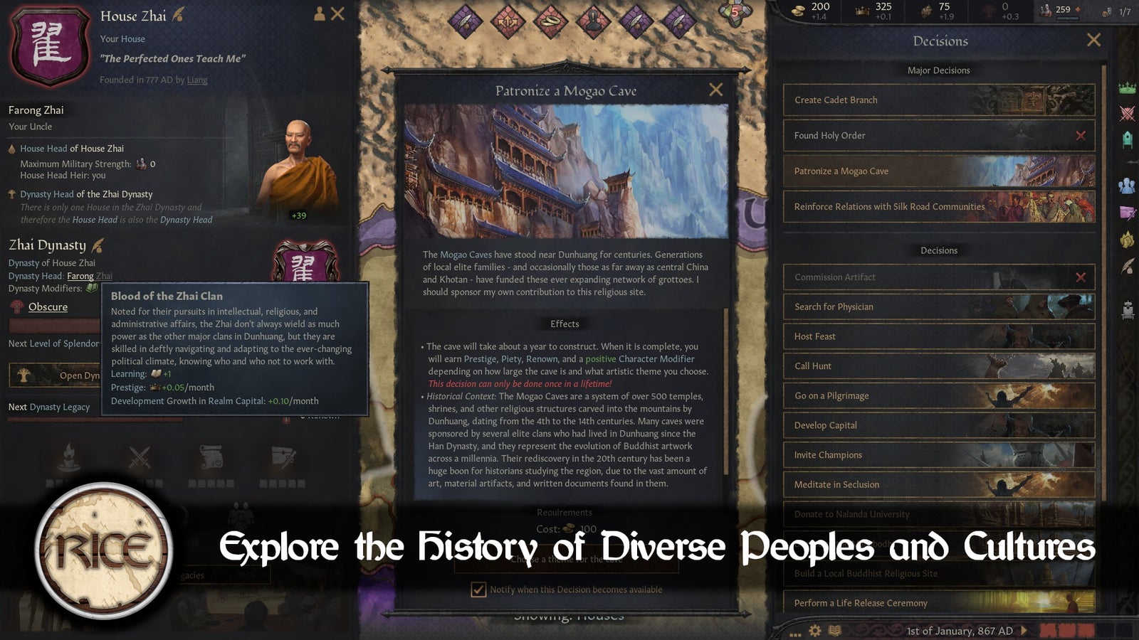 Regional Immersion and Cultural Enrichment (RICE) - Paradox Mods