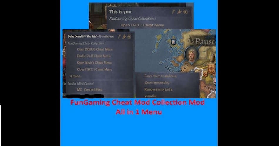 FunGaming Cheat Mod Collection Updated Ilan - Paradox Mods