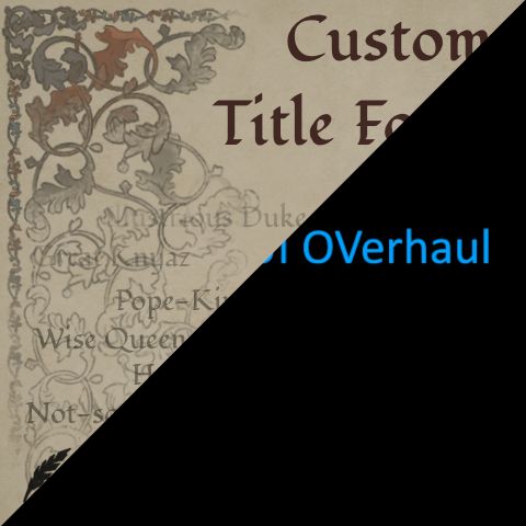 Character UI Overhaul+Custom Title Form of Address Compatch - Paradox Mods