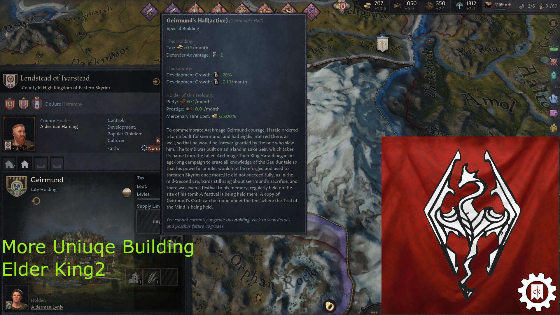 Elder King 2 - More Unique Building v2 - Paradox Mods