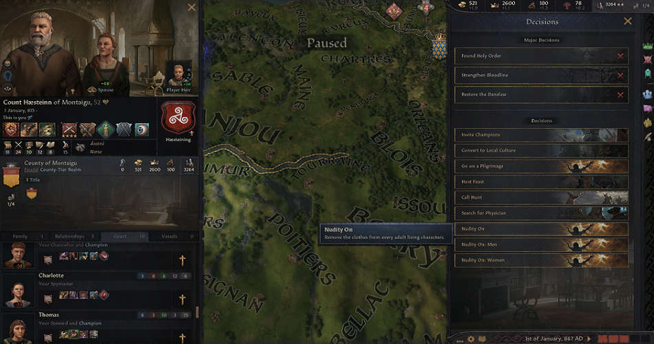 Nudity Toggle - Paradox Mods