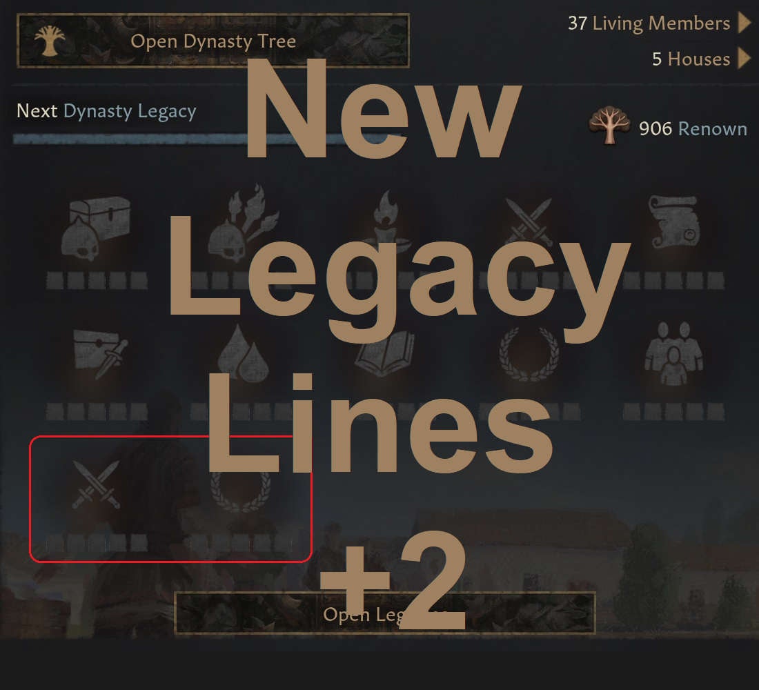 Additional OP Dynasty Legacy Lines - Paradox Mods