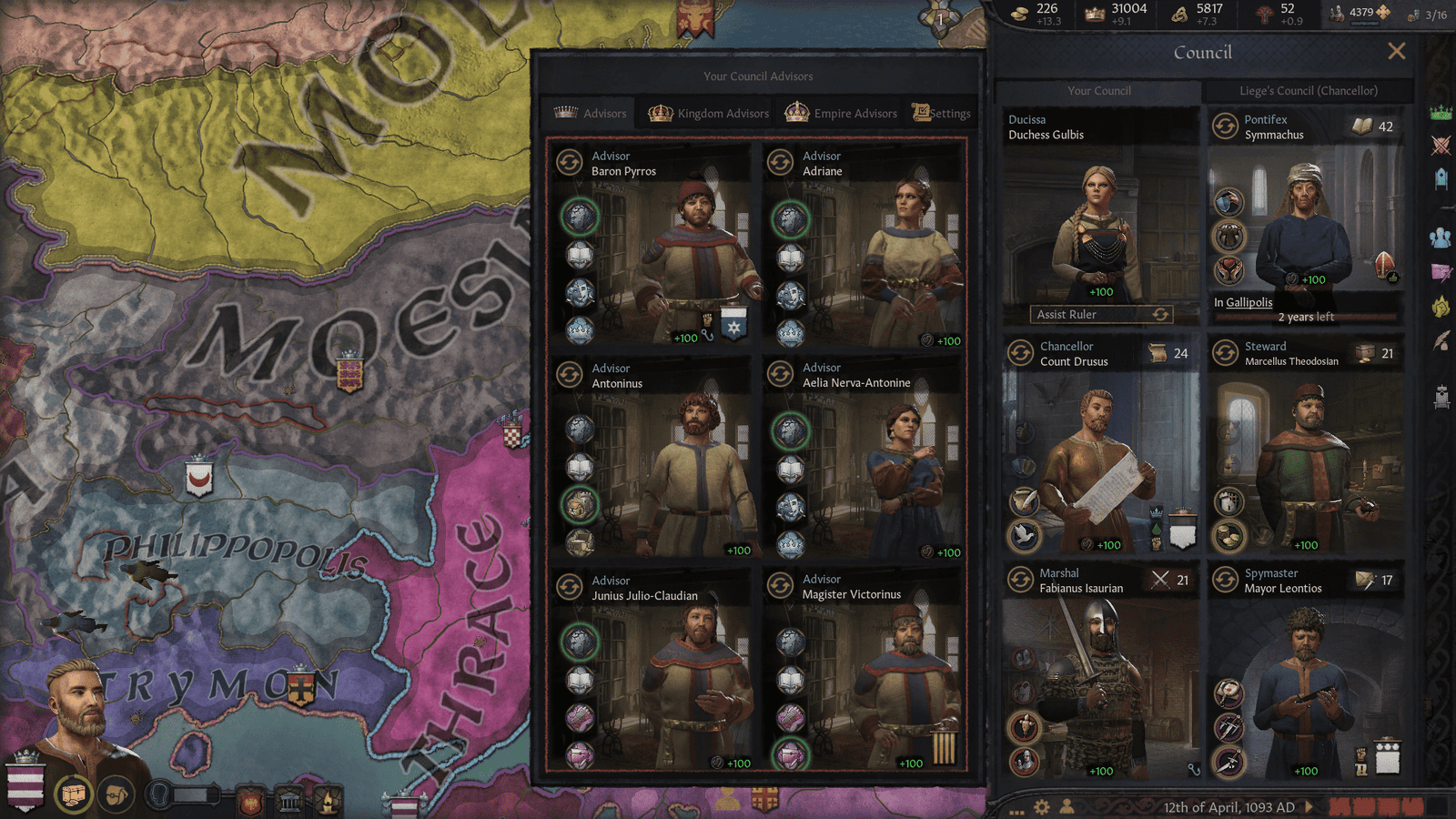 Council Advisors 1.5.* - Paradox Mods