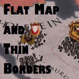 Flat Map and Thin Borders - Paradox Mods