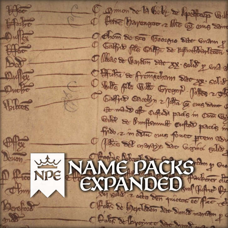 Name Packs Expanded - Paradox Mods