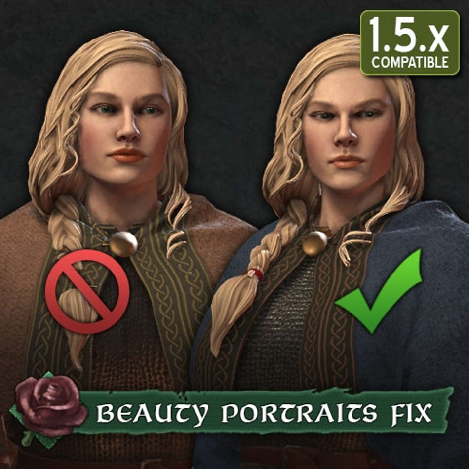 Beauty Portraits Fix - Paradox Mods