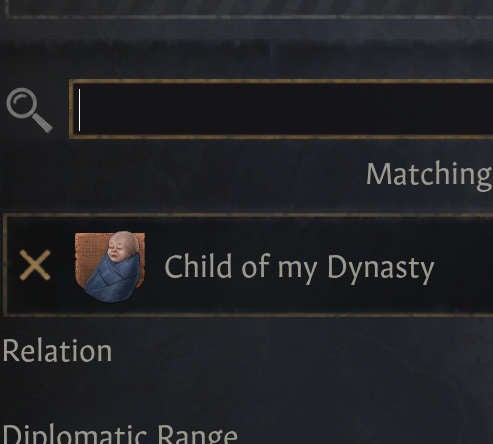 Child of my Dynasty Trait - Paradox Mods