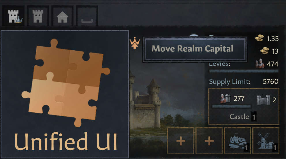AMRC + Unified UI Patch - Paradox Mods