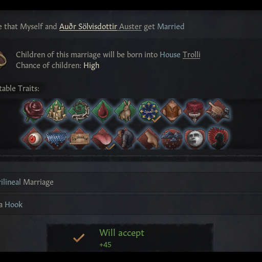 MultiLine Marriage Traits - Paradox Mods