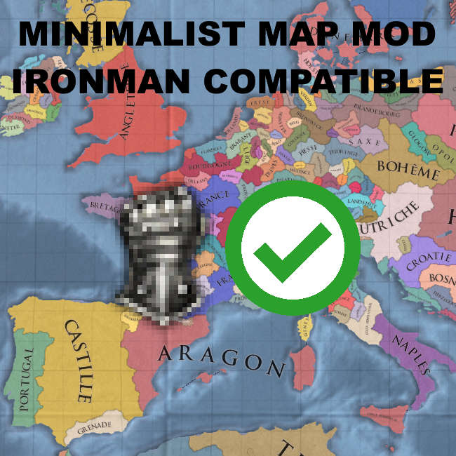 Minimalist Map Mod Ironman - Paradox Mods