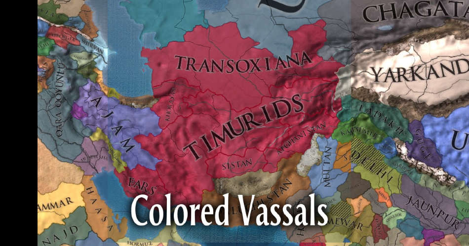 Colored Vassals - Paradox Mods