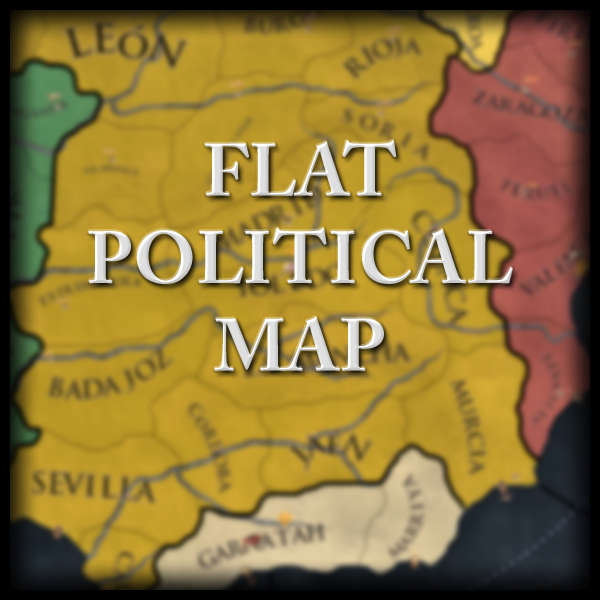 Flat Political Map [1.29] - Paradox Mods