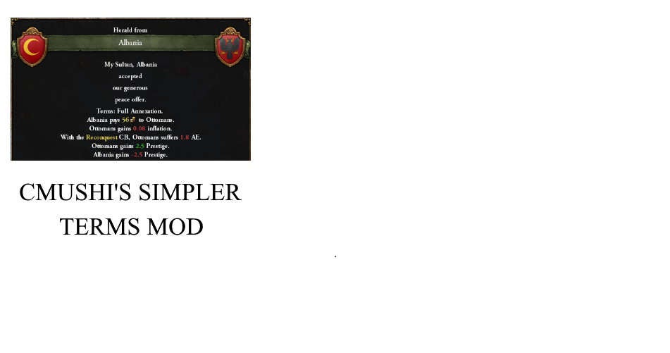 Cmushi's Simpler Terms Mod [Updated] - Paradox Mods
