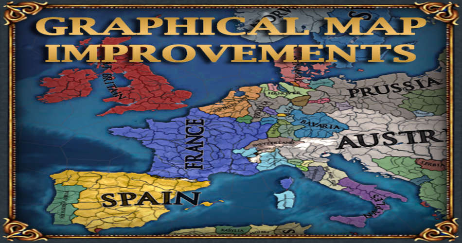 Graphical Map Improvements For 133 Paradox Mods 