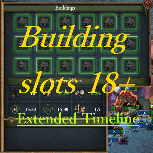 Extended Timeline Building slots 18+ - Paradox Mods