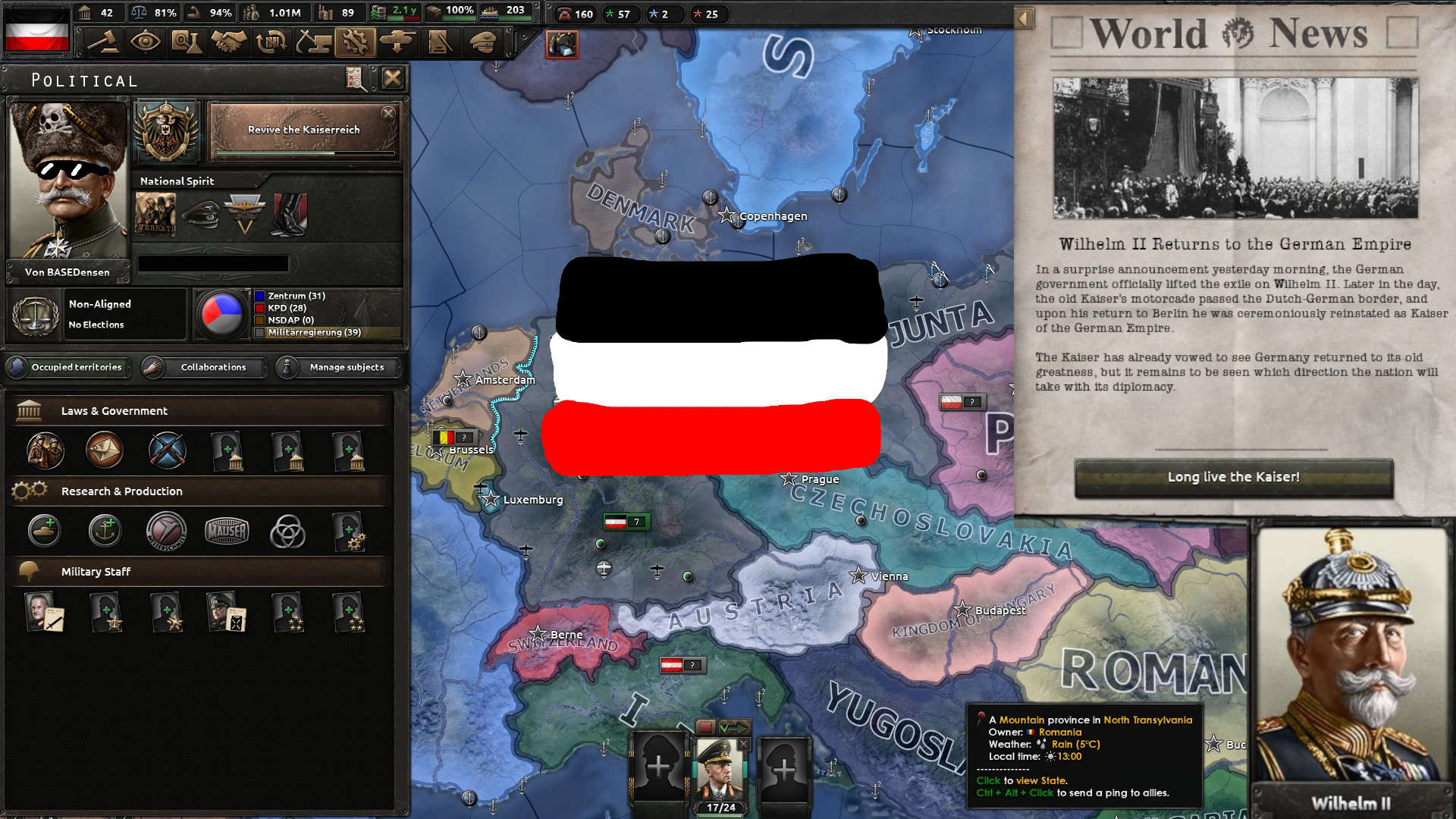 German empire is reborn! - Paradox Mods