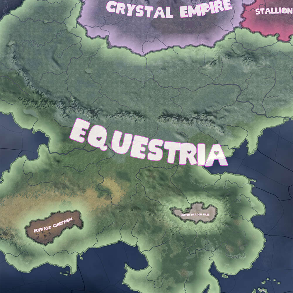 Equestria At War Map Font (White) - Paradox Mods