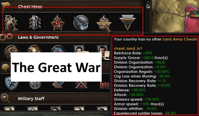 ++Easybuff - The Great War - Paradox Mods