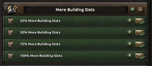 More Building Slots Decision - Paradox Mods