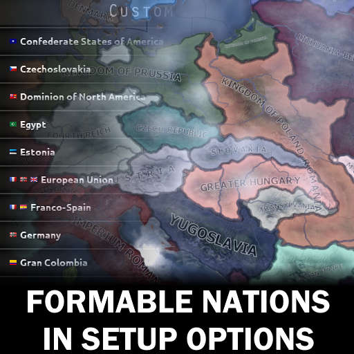Formable Nations In Setup OptionsFormable Nations In Setup O - Paradox Mods