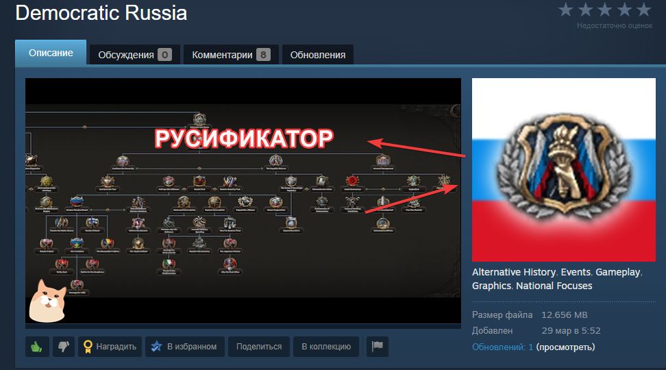 Русификатор "Democratic Russia" - Paradox Mods