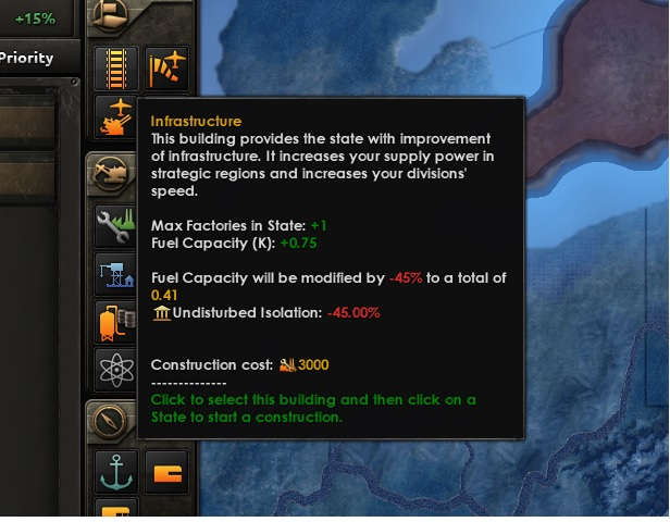 Building slots with Infastructure Road to 56 - Paradox Mods