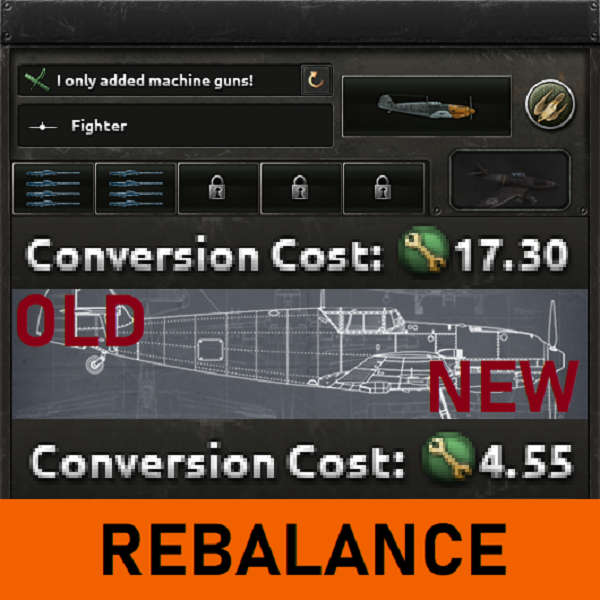 Rebalanced Conversion and Refit Costs - Paradox Mods