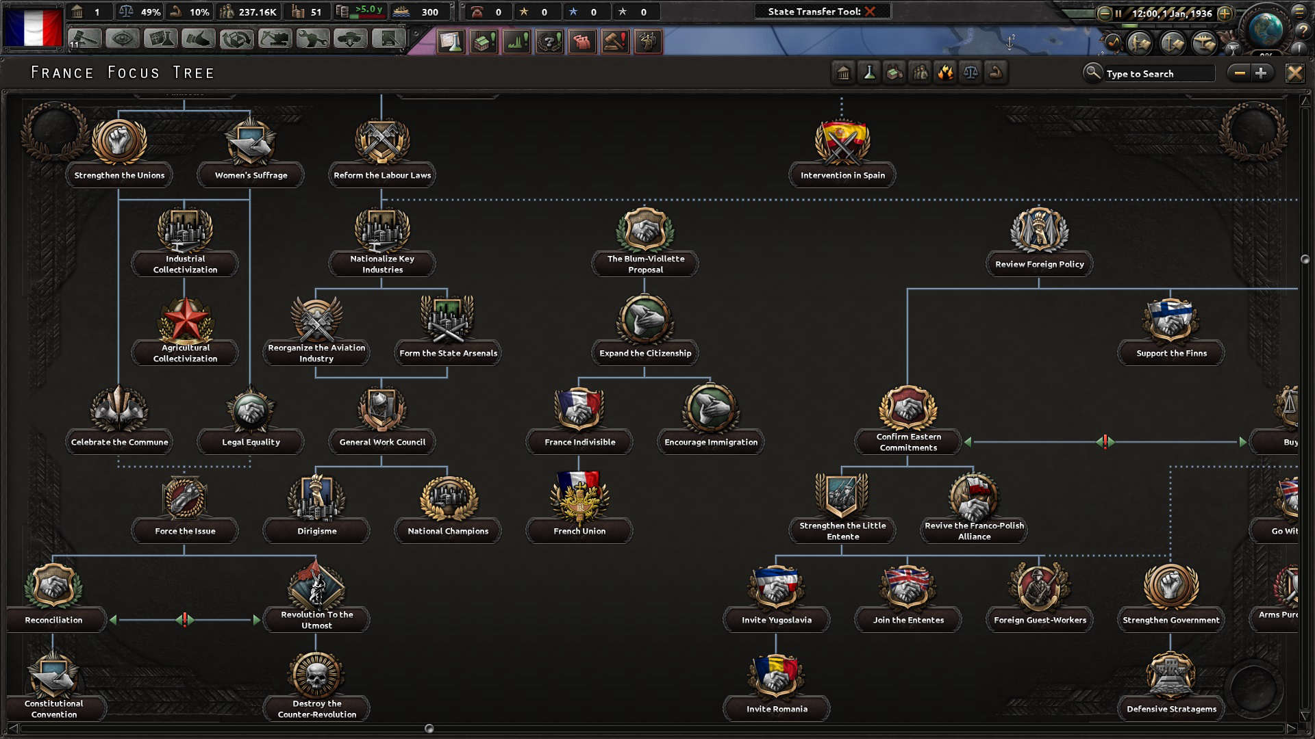 French Focus Rebalance Paradox Mods