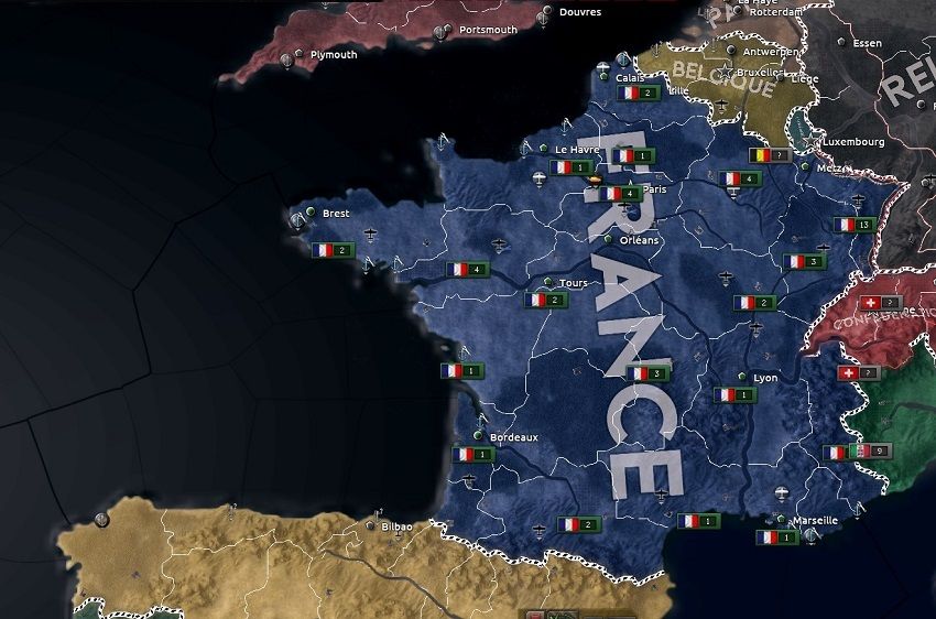 Darker Black Water + Dark GFX + White Border - Paradox Mods