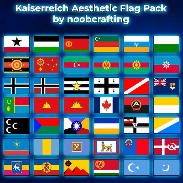 Kaiserreich Aesthetic Flag Pack by noobcrafting - Paradox Mods