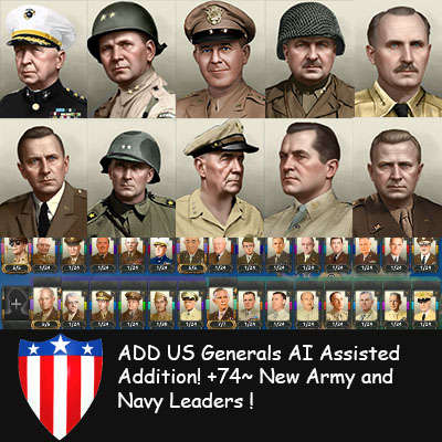 US Army Officers - Paradox Mods