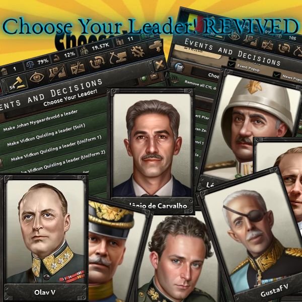 Select leader hoi4 - Paradox Mods