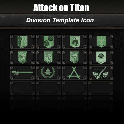 Attack on Titan Icons - Paradox Mods