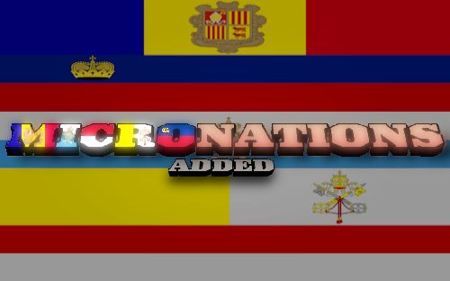 Micronations Added - Paradox Mods
