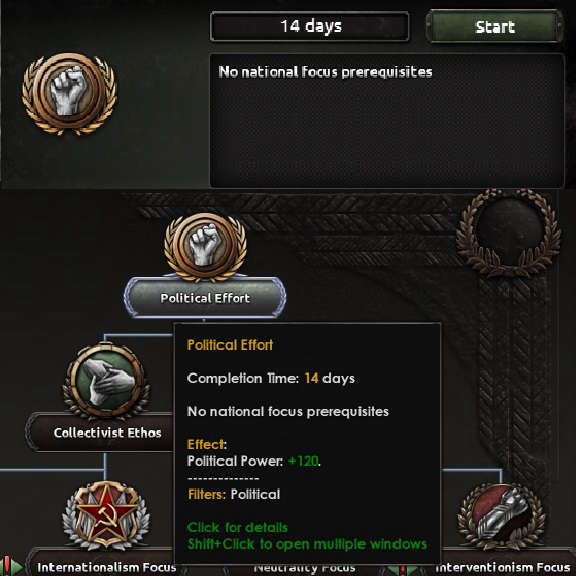 Faster Focus Tree (14d) - Paradox Mods