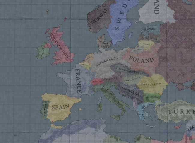 Hearts of Iron 3 Style Map - Paradox Mods